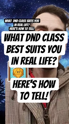 What DnD class best suits you (in RL)? #dnd #dnd5e #dungeonsanddragons #dungeonmaster #roleplaying