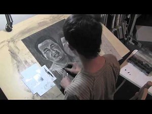 Reductive Charcoal Drawing Sped Up