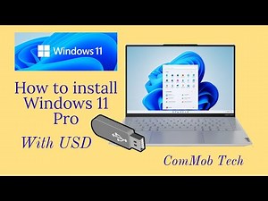 How to install Windows 11 Pro in Lenovo ThinkBook 14-IML Laptop with USB