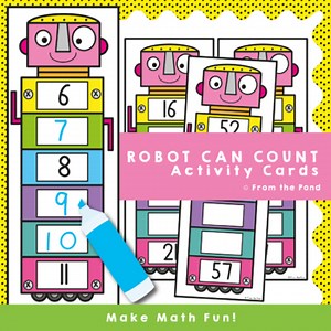 Missing Number Counting Activity Cards | Numbers to 100