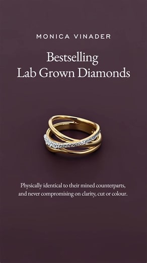 7.5K views | Our lab grown diamonds are masterfully crafted to offer the highest possible quality and clarity. Shop the collection online or in store. | Monica Vinader | Facebook