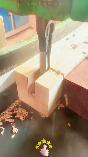 Practical methods and techniques of square - hole drill bits in woodworking 🪚🔩🧐