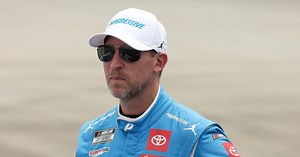 Denny Hamlin reacts to Sam Mayer, Haas Factory NASCAR Xfinity win at Iowa