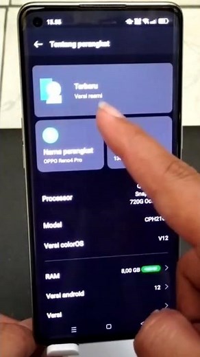 Part 4. Oppo update versi resmi ColorOS 12 Android 12.