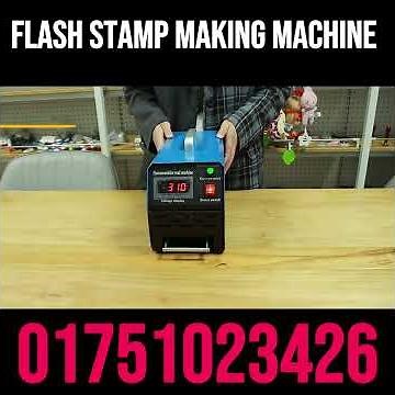 Fully Automatic Flash Stamp Making Machine – Rubber Stamp Maker (Flash Stamp)