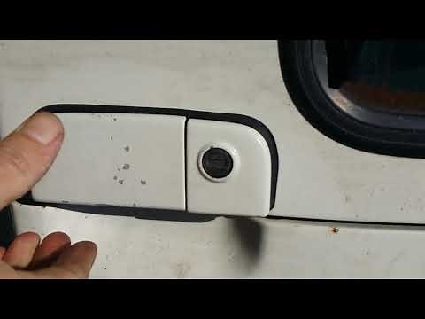 VW Caddy MK2 Working rear door lock and mech