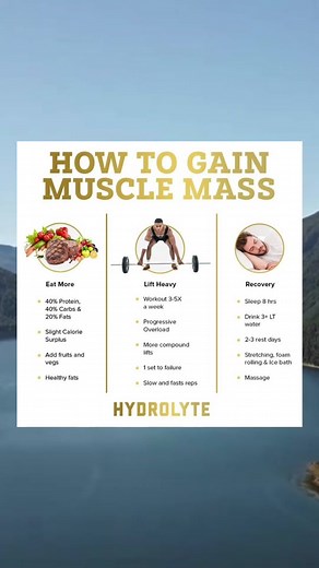 How to gain muscle mass. #gymtips #workouts #gymtok #gainmuscle #gainmusclemass #gainmuscletips