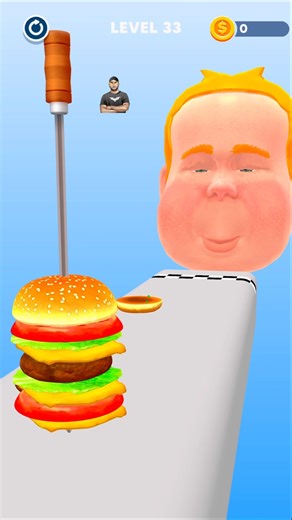 Big burger run level 33 android ios games #shorts