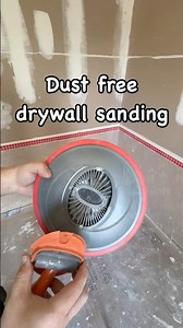 Dust free drywall sanding #tools #drywall #diy