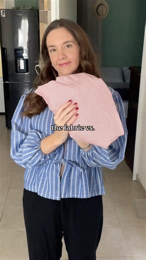 The Red Striped Set You Need This Season 🍒 | #Shorts #OOTD #sewingprojects