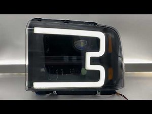 Custom Ford Excursion LED headlights