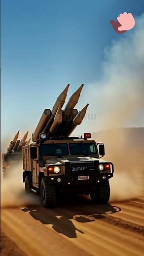 Desert Missile Convoy in Action | Mobile Rocket Launchers on the Move