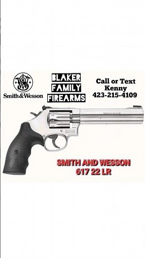 A closer look at the Smith & Wesson 617 Pistol .22 caliber 10 rnd Revolver 6" Barrel #smithandwesson