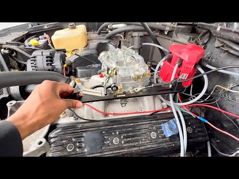 How to Install Throttle Cable Bracket on SBC 350 | Monte Carlo SS 1987 Update on Build.