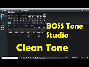 BOSS Tone Studio - Clean tone