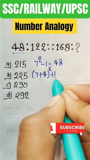 Number Analogy short trick series|SSC|RAILWAY|UPSC #shorts #viral #shortsfeed #ytshorts #fyp