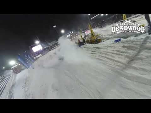 Deadwood Snocross 2025 - Pro Snowmobile Races - Drone Footage