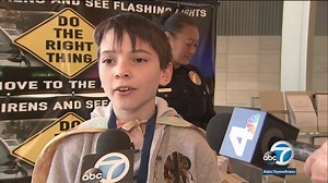 'Donut boy' thanks LAPD with latest stop