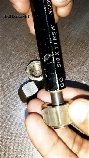 Threaded Verification with thread Gauges industrial manufacturing control | Quality Check Gauge