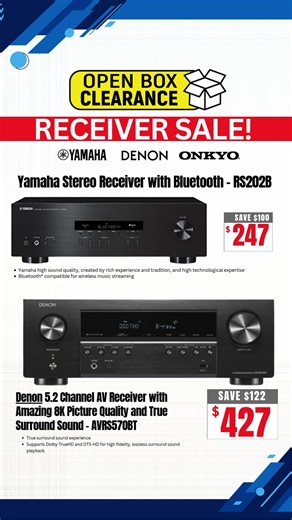 OPEN BOX SALE ✅ Comes with a full manufacturer’s warranty for peace of mind. Many More Clearance Deals In-Store Canadian Owned & Operated Since 1971 💥 **Pay Nothing for 6 Months** – No Interest. No Payments. 📍 Find a store near you or 🛒 Shop online now: https://www.2001audiovideo.com/dynamicflyers/flyer - #LG #pricecut #openbox #2001audiovideo #Toronto #SamsungTV #TVSale #bundlesales #FreeShipping | 2001 Audio Video