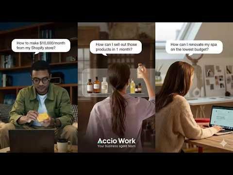 Meet Accio Work | Your business agent team