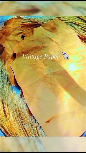 Vintage paper making tutorial 🗞️ . #paper #vintage #vintagepaper #artvlog