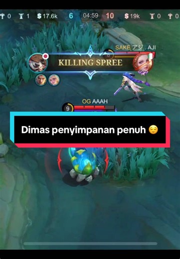 Dimas penyimpanan penuh 😌#MLBBM7 #MLBB