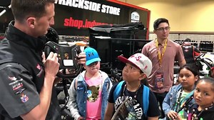 16 reactions | Team Manager Chris Barber showing local kids from Racers Who Care the steering wheel of our Porsche. If you’re here, come by and say hello! | Flying Lizard Motorsports | Facebook