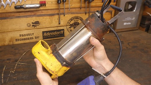 Rescuing a Dirty Water Pump From the Recycling Yard