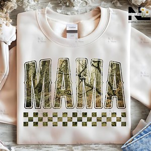 Mama Png, Hunting Mama Camo Western Vintage PNG, Trendy Mom Shirt Design, Retro Western Checkered Mama Png, Camo Cozy Season - Etsy Canada