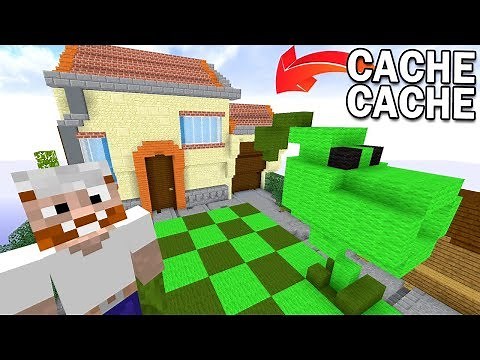 CACHE CACHE DANS LE JARDIN GÉANT DE PLANTS VS ZOMBIES ! | Minecraft !