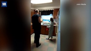 Father freaks out when asked to kill a moth with a sandal