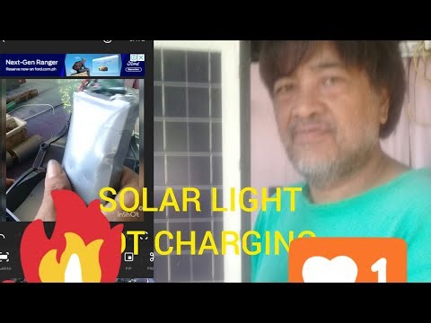 HOW TO REPAIR SOLAR LIGHT NOT CHARGING by LM repair vlog...# solar light # tipidkuryente
