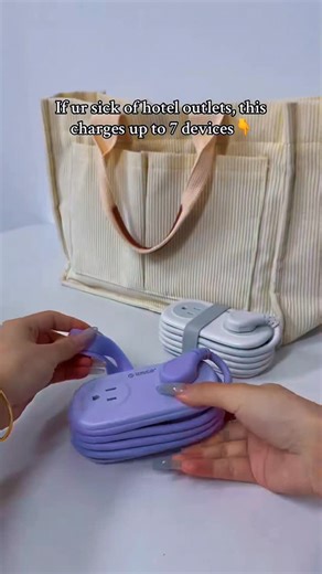 Finding The BEST Viral Products on Instagram: "Put “USB” and I’ll send over the details. This travel power strip is way more useful than it looks. Flat plug fits behind furniture, multiple outlets without clutter, and USB C fast charging in one compact setup. Perfect for tight spaces, hotel rooms, or a clean desk. #travelessentials #deskhacks #techdiscoveries"