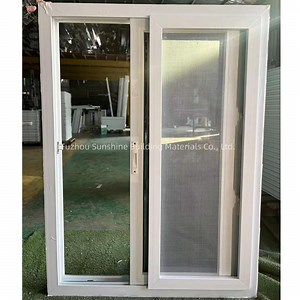 [Hot Item] Fireproof Home Security Hurricane Impact Proof House PVC UPVC Sliding Window