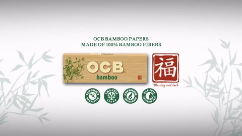 OCB - Organic 1 1/4" Rolling Paper & Tips - 3 Booklets with 50 Leaves per Booklet