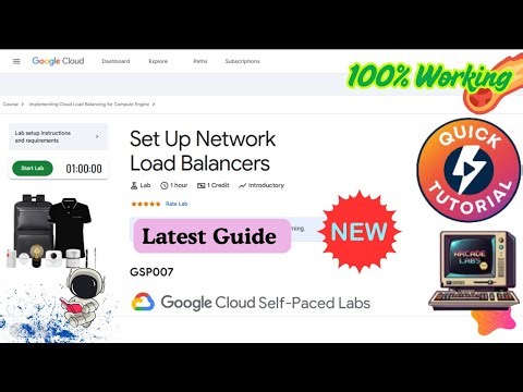 [NEW] Set Up Network Load Balancers #GSP007 #qwiklabs #arcade | Quick N Easy|