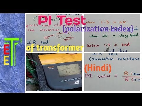 PI test of transformer