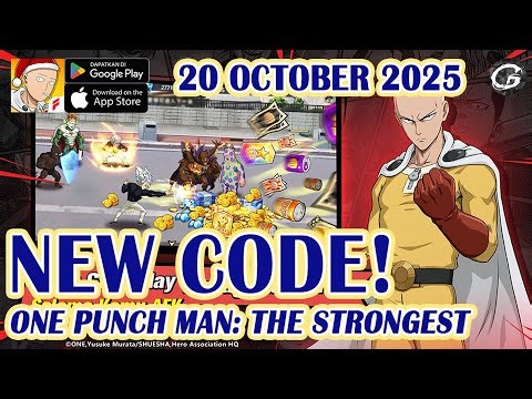 🎁 NEW CODE ONE PUNCH MAN: The Strongest Giftcode & Redeem 20 October 2025 - Mobile Game (Android)