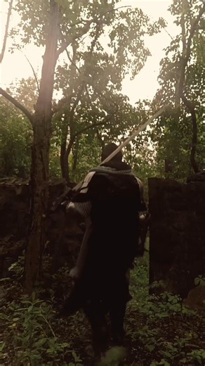Exiting the forest maze. #epic #film #knight #forestadventure #rpg