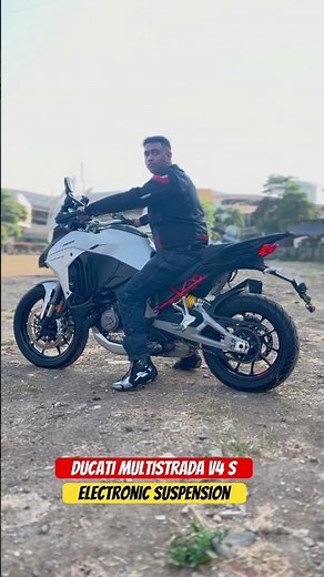 Ducati Multistrada V4 S - Skyhook Electronic Suspension | How does it work? | BikeWale explains