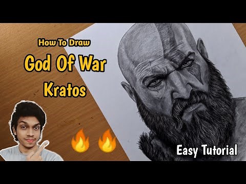 How To Draw God Of War Drawing Step By step Sketch tutorial | Kratos Drawing Tutorial #Drawing 🔥😊