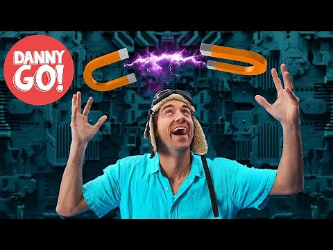 “Magnet MANIA!” 🧲⚡️STEM Brain Break | Danny Go! Dance Songs for Kids