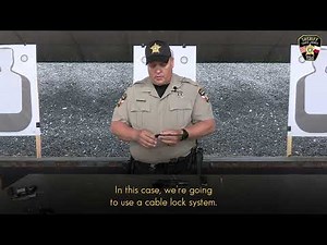 How to Use a Cable Lock for SAFE Weapon Storage