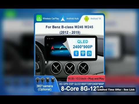 Best Car Multimedia Wireless Carplay Review 2026 Android 14 Auto Carplay 10 33Inch 12 3Inch Vira