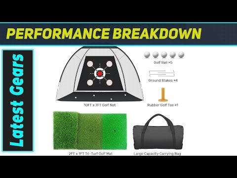 KLAODOT 10x7FT Golf Net: Amazing Home Driving Range & Practice Mat!