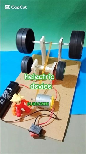 DC Motor with electric device. #shorts #electrical #dc
