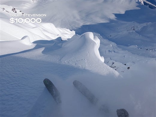 Introducing the #GoProLineOfTheWinter April ski awardee, Colby Stevenson 🏆💰 This rowdy Alaskan spine, captured on #GoProHERO12 Black, earned him $10,000 after submitting to GoPro.com/Awards posting with the challenge hashtag. Our panel of #GoProAthlete judges chose this clip from countless other submissions to claim the top spot. Stay tuned to see which of our 4 monthly awardees will snag the overall title of "GoPro Line of the Winter" earn an additional $20,000 🤑 | GoPro