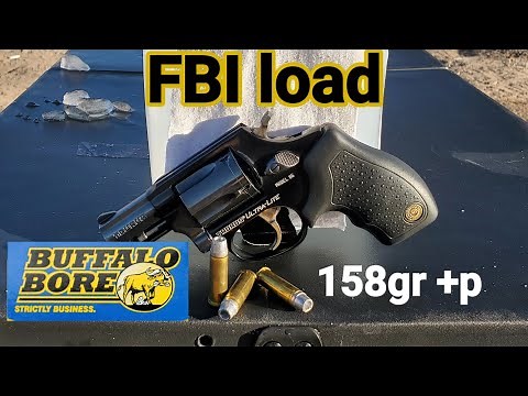 .38 special buffalo bore 158gr +p lswchp in ballistics gel