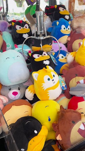 2.6K views · 46 reactions | Can’t believe we won all of these from the same claw! #sonic #clawmachine #squishmallows #wonnereverytime | Winner Every Time | Facebook